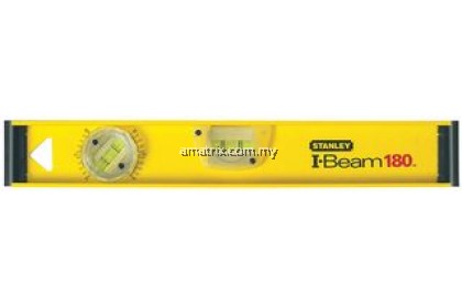 800mm I-Beam 180 Aluminium Spirit Level, 3 Vials(1-42-921)