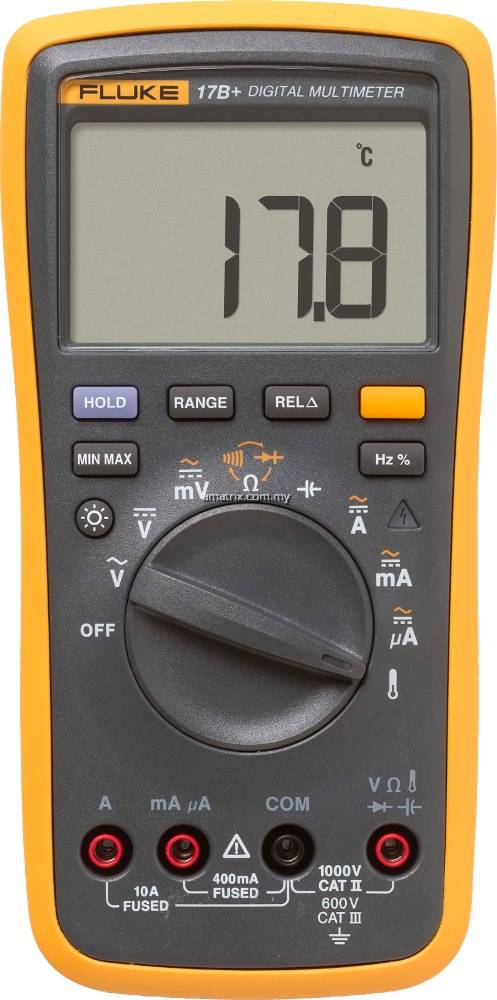 FLUKE 17B+ DIGITAL MULTIMETER