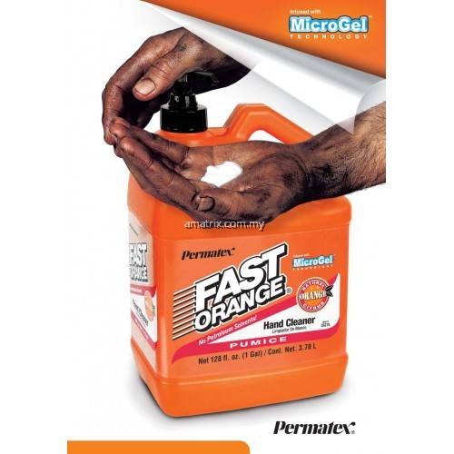 PERMATEX FAST ORANGE HAND CLEANER 1 Gallon