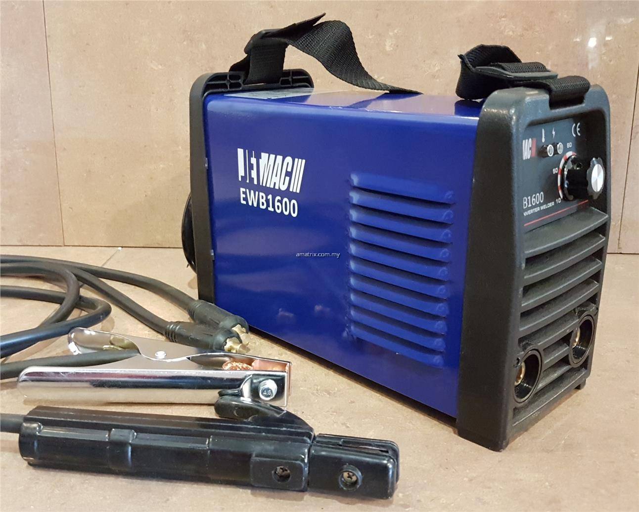 JETMAC MMA INVERTER WELDING MACHINE 16A MMA1600