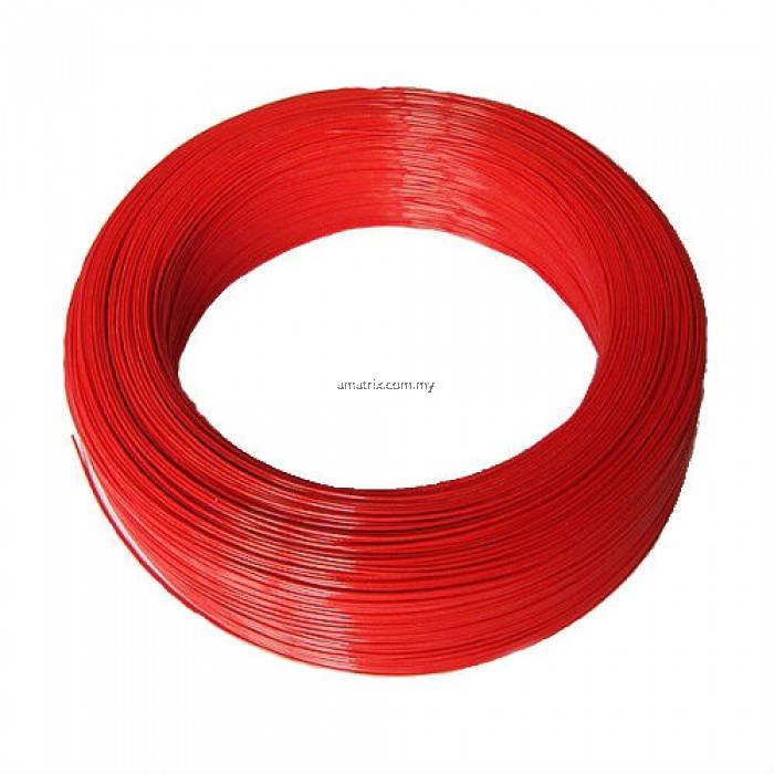 1.5MM POWER RED PVC INSULATED WIRE CABLE 1.5MM² X 100M (L) Red Colour