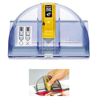Olfa MC-45/2B Mat Cutter 45 Degrees (With 2 Blades)