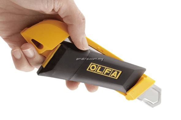 OLFA DL-1 Cutter With A Blade Snapper/Disposal Case-Auto Lock