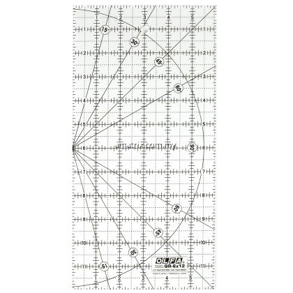 OLFA QR-6X12 6Inches X 12 Inches Quilt Ruler
