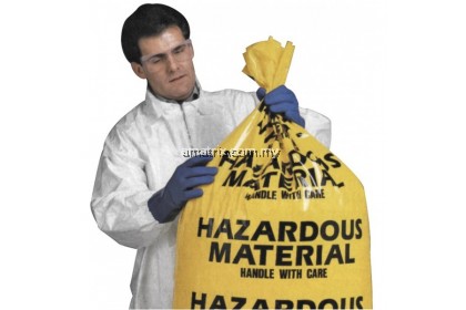 HAZARDOUS MATERIAL DISPOSAL BAG