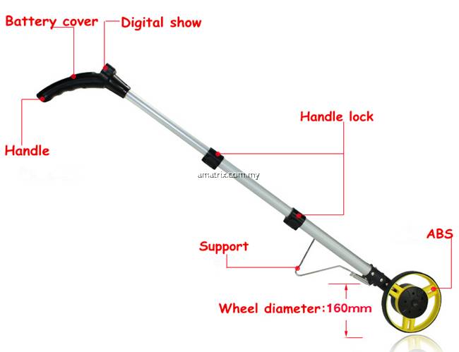 4" DIGITAL DISPLAY MEASURING WHEEL SL10KL