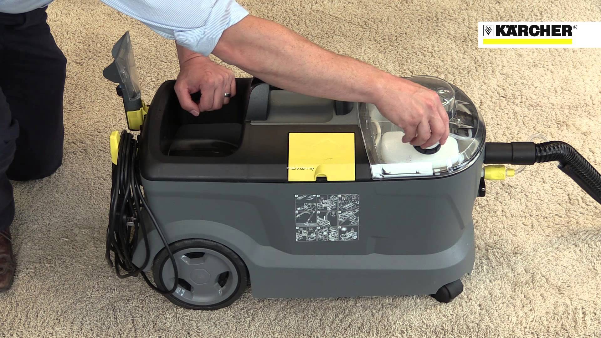 Karcher Puzzi 10/1 Carpet Upholstery Cleaner Karpet Fabric Furniture ...