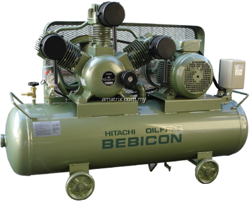 Hitachi Bebicon 7.5OP-9.5G5A Air Compressor 10HP, 8Bar, 278kg 7.5OP-9.5G5A