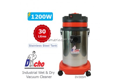 Stainless Steel Wet & Dry Vacuum Cleaner (1200W/30L) DC30SM