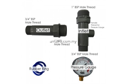 I PURE IP-1054 FRP OUTDOOR WATER FILTER WITH PE INNER SHELL 250MM 10 ...