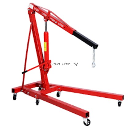 2 Ton Engine Crane 2000KG Fully adjustable telescopic boom with 3/8 ...