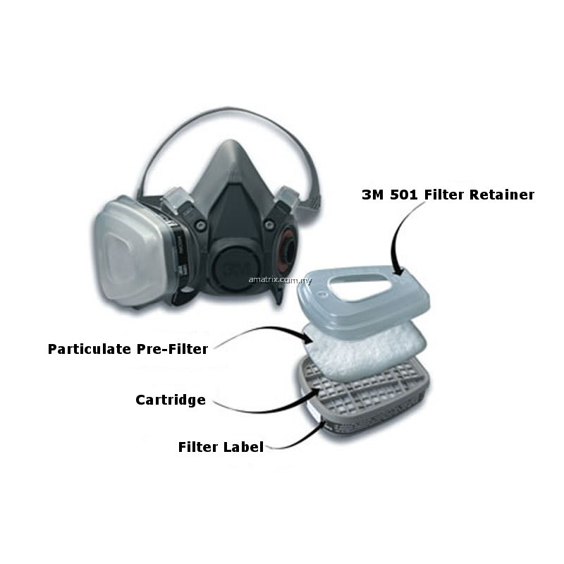 3M 501 Filter Retainer for 3M Filter Series(20pcs / box)