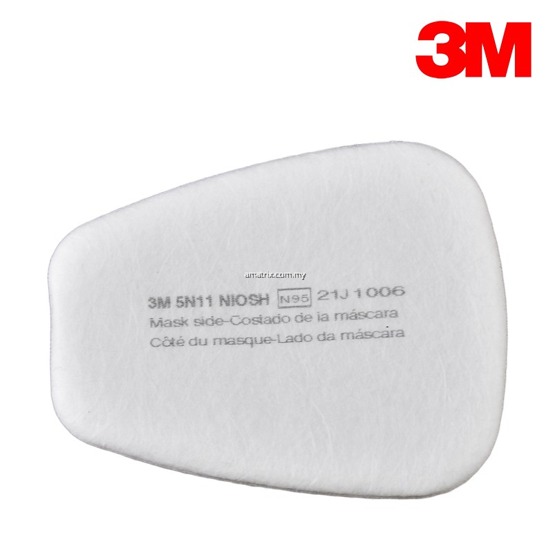 3M 5N11 N95 Pre-Filter for Low Maintenance Respirators(10 pcs / box)