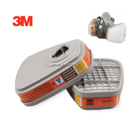 3M 6009 Mercury/Chlorine Vapor Cartridges (2 pcs / pkt)