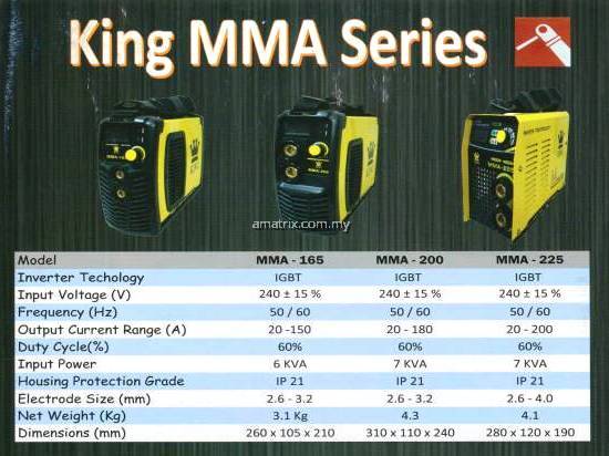 KING MMA-200 ARC Inverter Welding Machine