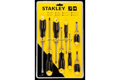 Stanley STMT66673 (92-004) 8pcs Cushion Grip Screwdriver Set