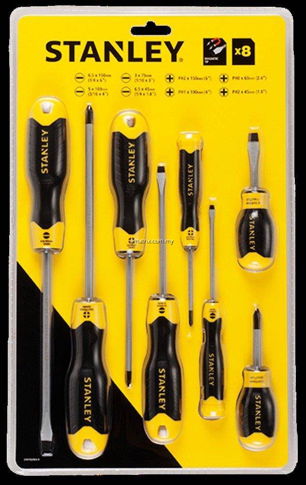 Stanley STMT66673 (92-004) 8pcs Cushion Grip Screwdriver Set