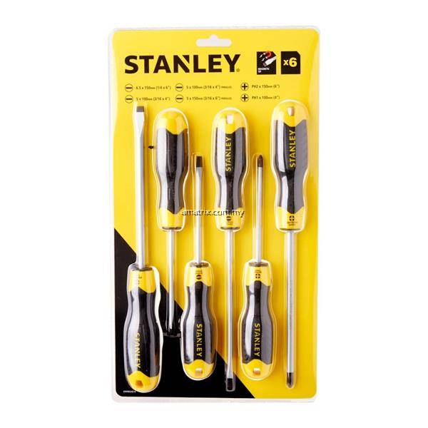 STANLEY 65-242 6PCS SCREW DRIVER SET