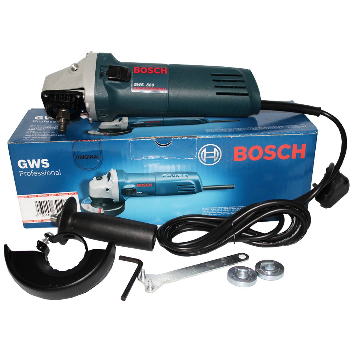 BOSCH GWS580 4" Angle Grinder 580w,11000rpm