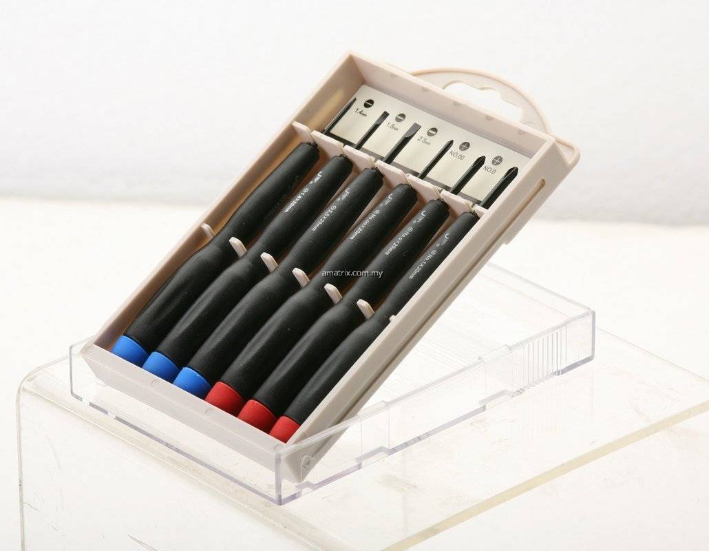 JETECH PES-S6 6PCS PRECISION SCREWDRIVER SET