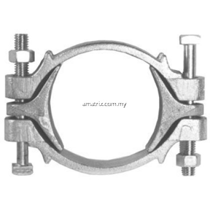 Double Bolt Clamp with Saddles 2.3/4" 88 - 96MM(CDB-400)
