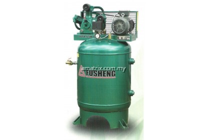FUSHENG HTA-65H-VT (1Phase) 3HP 245L Two-Stage Vertical Tank Air Compressor