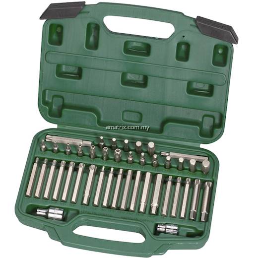 SATA 09327 42pcs 8mm Hex Shank Bits Set