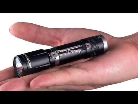 NICRON N3R RECHARGABLE BATTERY HEAVY DUTY POCKET FLASHLIGHT TORCHLIGHT IP65