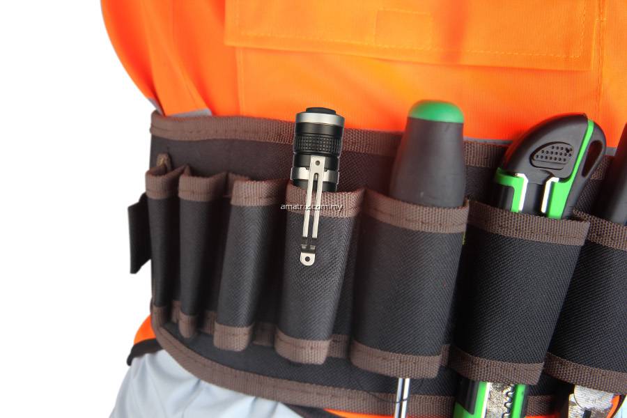 NICRON N3R RECHARGABLE BATTERY HEAVY DUTY POCKET FLASHLIGHT TORCHLIGHT IP65