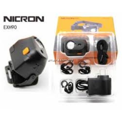 NICRON EXH90 RECHARGABLE HEADLAMP LAMP TORCHLIGHT FLASHLIGHT IP65 HEAVY ...
