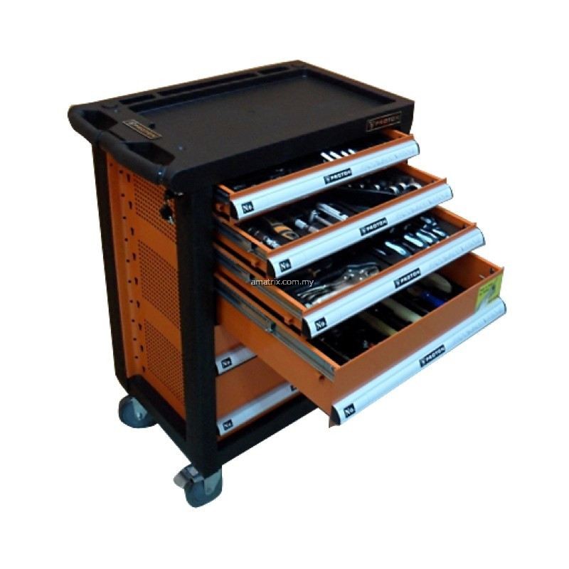 MR.MARK MK-SET-300 168 PCS 6-DRAWER TROLLEY TOOLS SET (4 DRAWER WITH TOOLS)