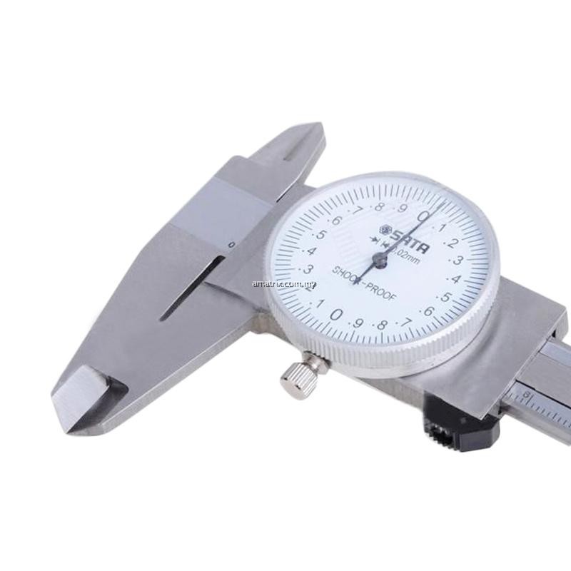 SATA 91521 Stainless Steel Dial Caliper - Silver (0~150mm)
