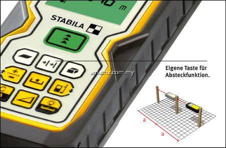 STABILA LD400 60M Laser Distance Measurer