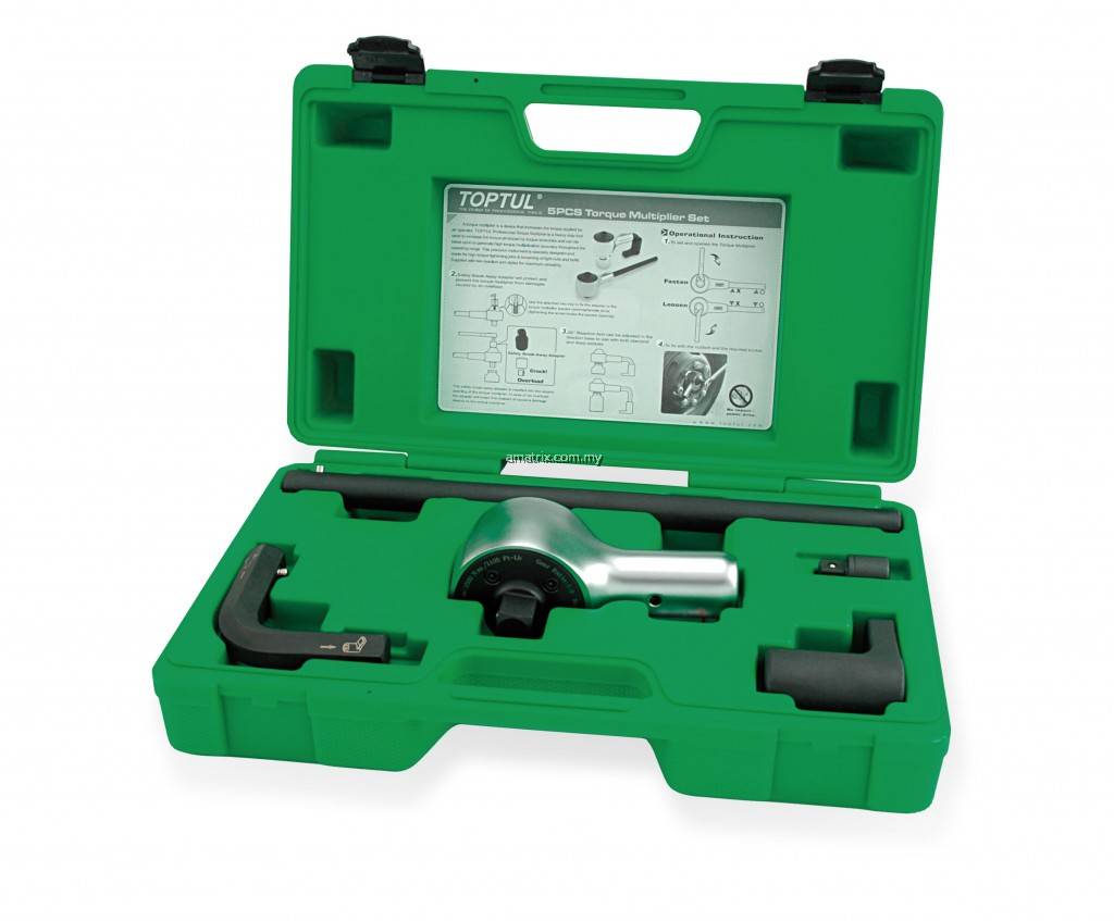 TOPTUL ANBE1624 5pcs Torque Multiplier Set