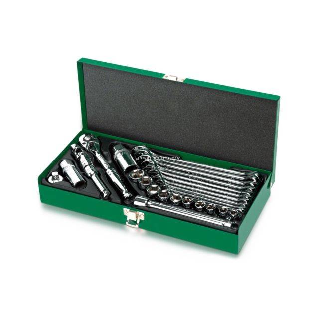 TOPTUL GCAD2801 27PCS 3/8"DR SOCKET WRENCH SET