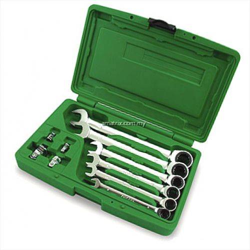 TOPTUL GAAI1002 10pcs Ratchet Combination Wrench Set