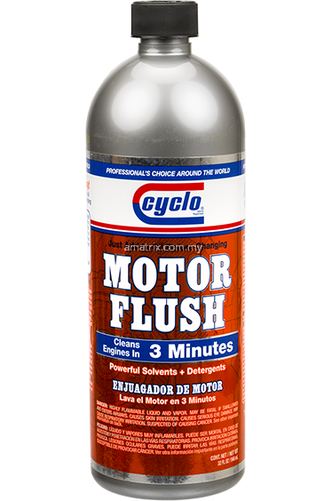 CYCLO C20 MOTOR FLUSH CLEANS ENGINES IN 3 MINUTES