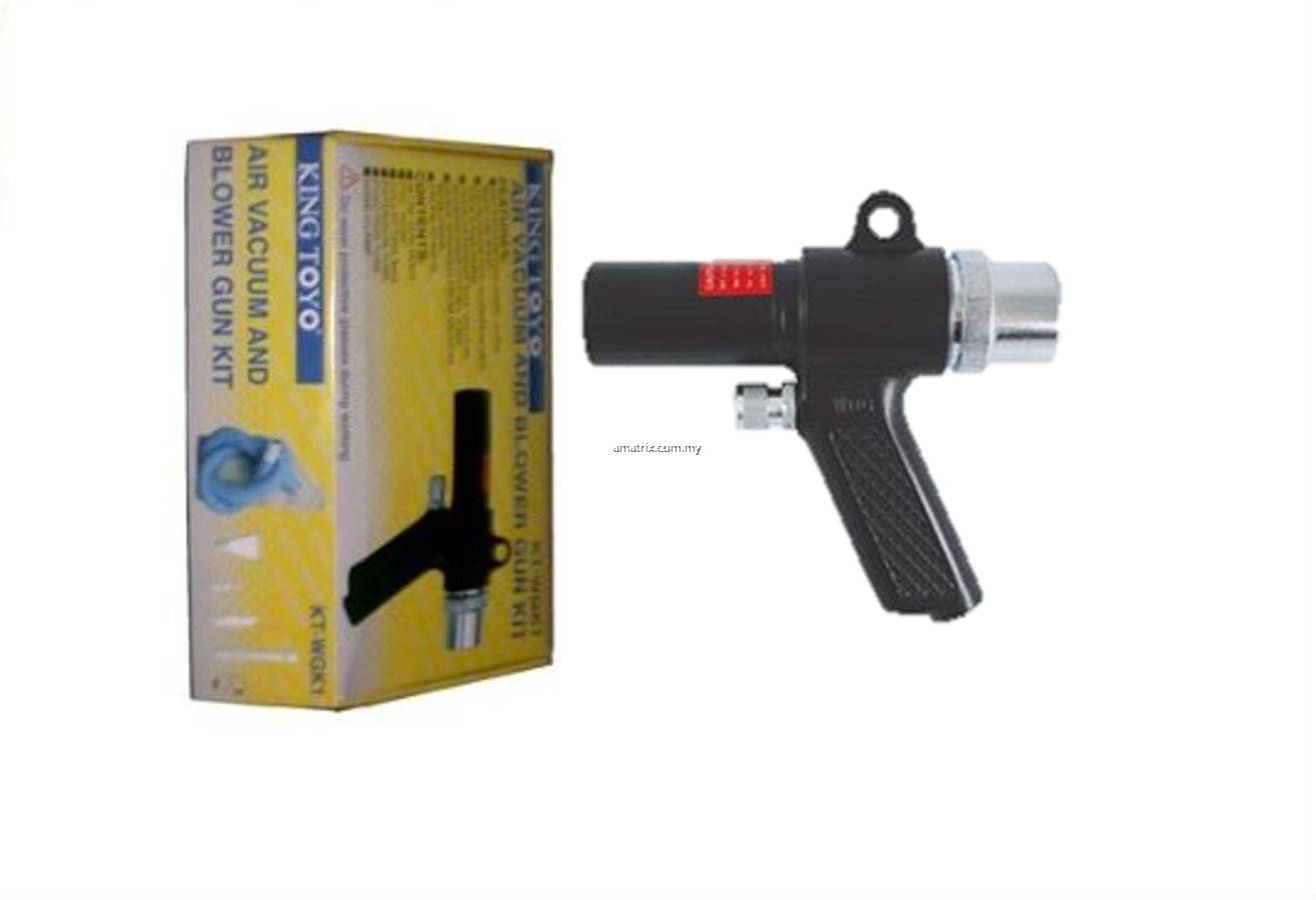 KingToyo KT-WGK1 Air Vacuum & Blower Gun Kit (Wonder Gun With Bag)