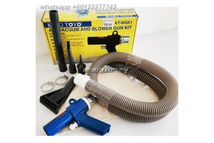 KingToyo KT-WGK1 Air Vacuum & Blower Gun Kit (Wonder Gun With Bag)