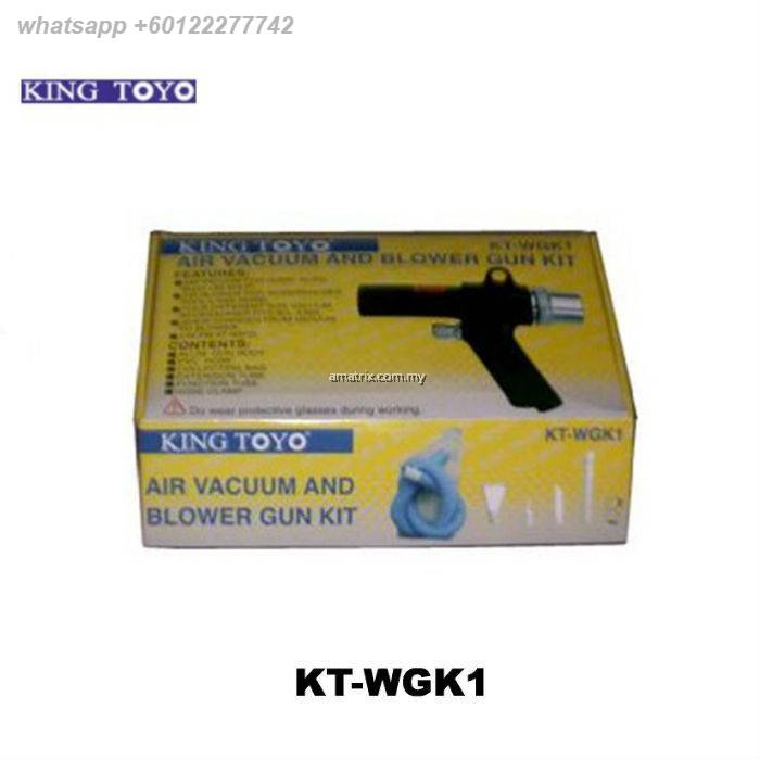 KingToyo KT-WGK1 Air Vacuum & Blower Gun Kit (Wonder Gun With Bag)