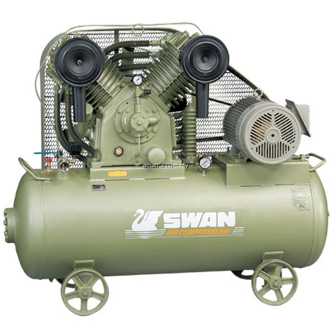 Swan SVU-220 20HP Air Cooled Piston Compressor