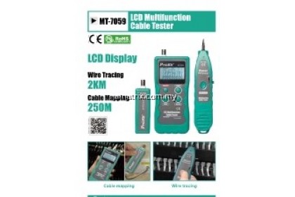 Pro'sKit MT-7059 LCD Multifunction Cable Tester
