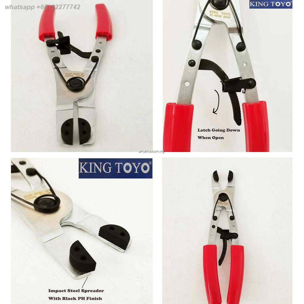 KingToyo KT-4253H Heavy Duty Open Disc Brake Pad Spreader For ...