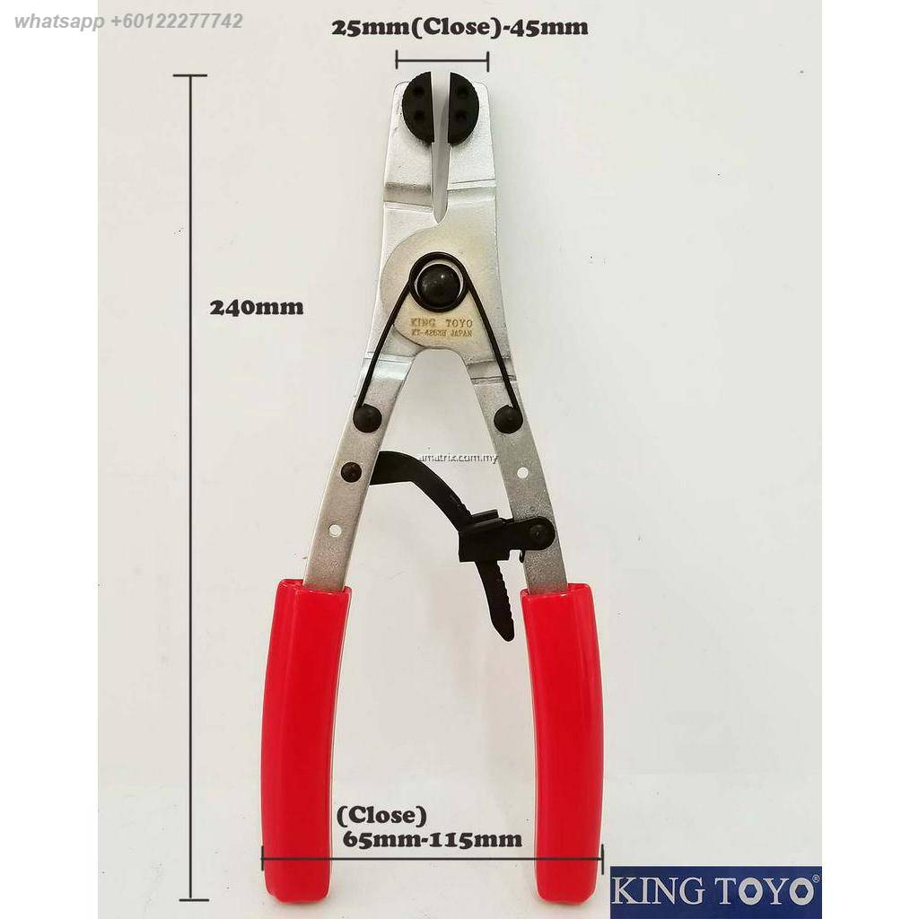 KingToyo KT-4253H Heavy Duty Open Disc Brake Pad Spreader For ...