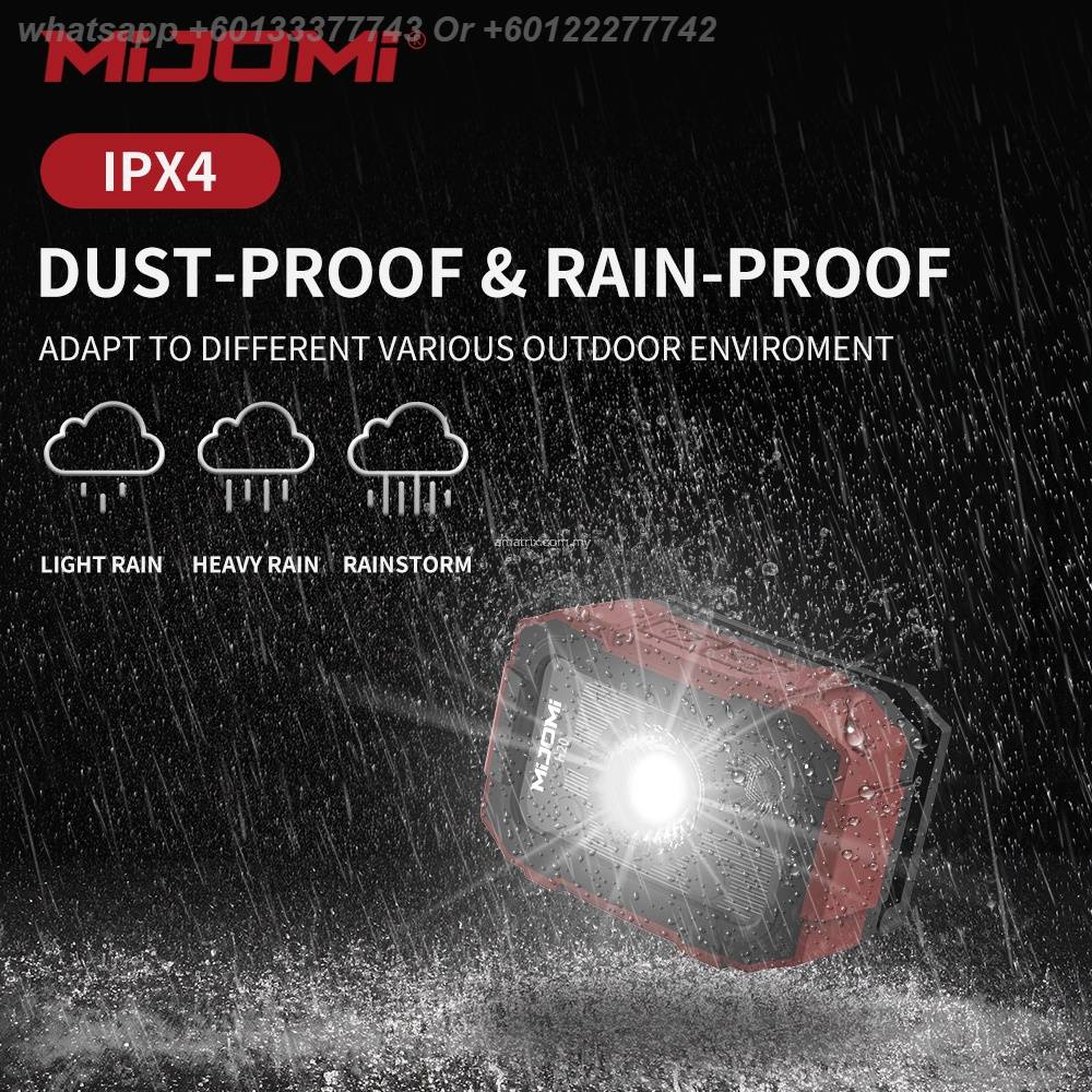Mijomi H20 Headlamp With Wave Motion Sensor Headlight, Lightwight Head ...