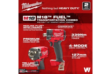 Milwaukee M18 TRANSPORTATION COMBO / M18 AUTOMOTIVE COMBO M18 IMPACT ...
