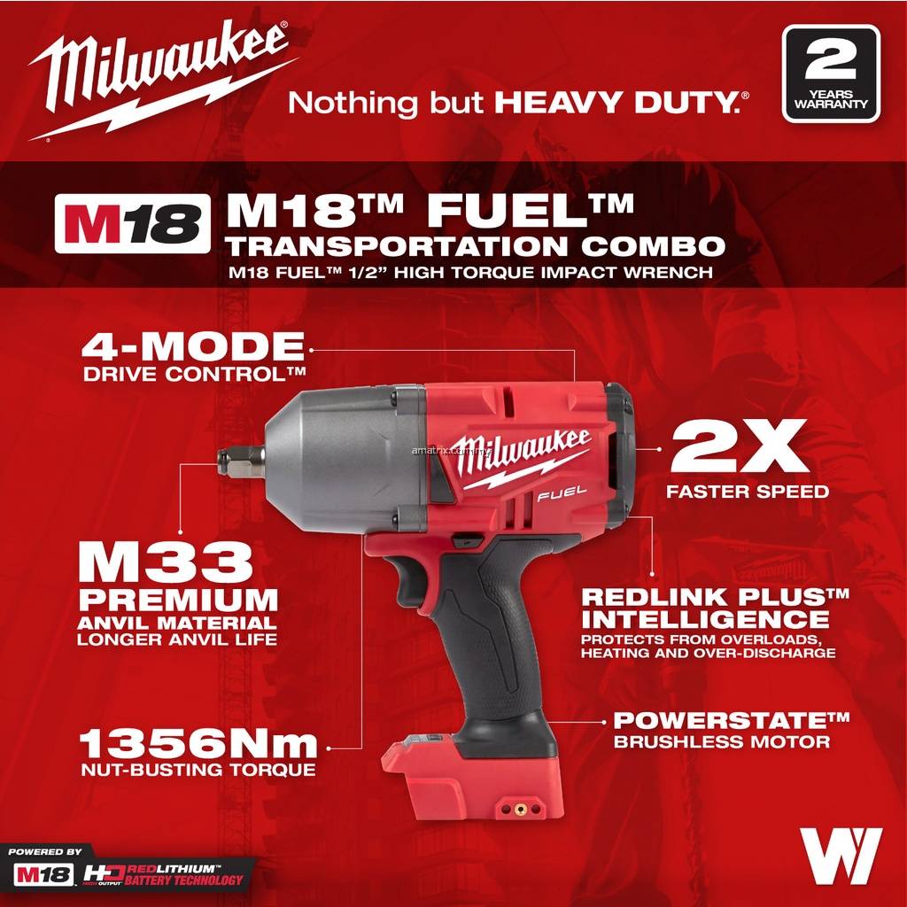 Milwaukee M18 TRANSPORTATION COMBO / M18 AUTOMOTIVE COMBO M18 IMPACT ...