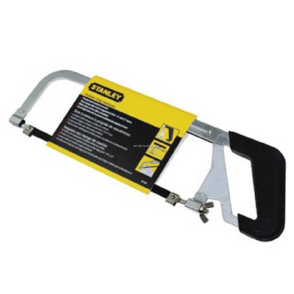 Stanley 15-265 Rubber Grip Hacksaw Adjustable Blade 10in & 12in