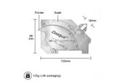 Dasqua 64-DWG030 BRIDGE CAM WELDING GAUGE