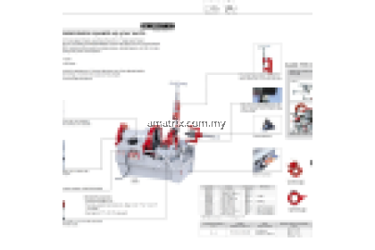 rex Japan N100A 1/2″-4″ Threading Machine Motor 1000W, Spindle 13 ...